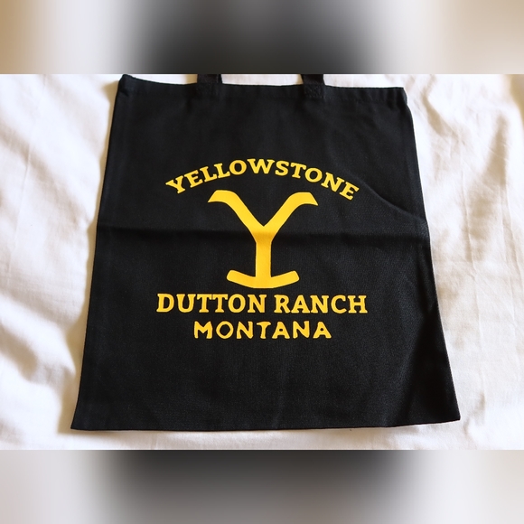 Hand Crafted | Bags | Yellowstone Bag Dutton Ranch Montana Canvas Bag ...